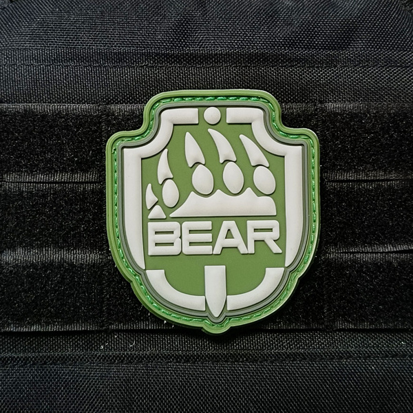 Нашивка, патч "Escape from Tarkov BEAR" ПВХ тактическая с липучкой цвет ...