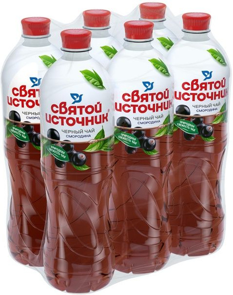 Черный чай Смородина Святой Источник 1л.*6шт. купить на OZON по низкой ...