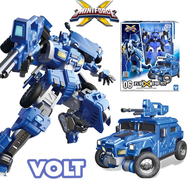 Робот трансформер Miniforce Volt купить на OZON по низкой цене (1726172301)