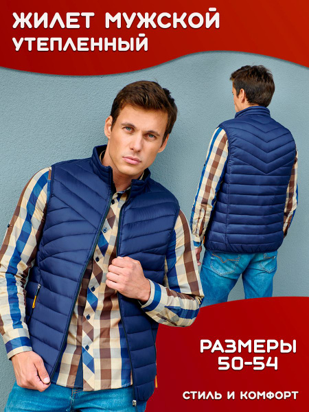 Жилет утепленный TOPCASTE Жилеты и куртки мужские купить на OZON по ...