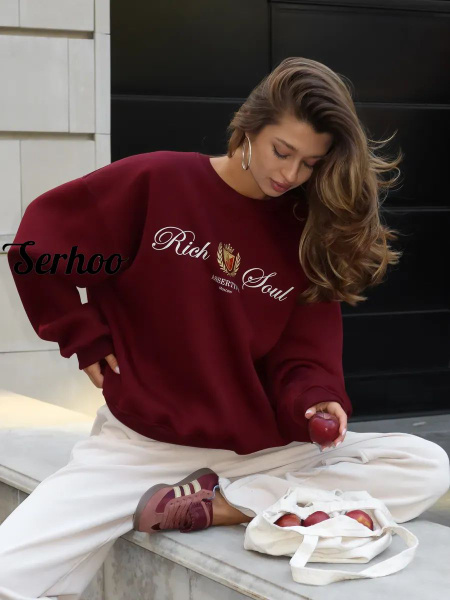 Пуловер Женский Pull&Bear бордовый Хлопок, размер 40 Без застежки облегающий Длинный Однотонный ...