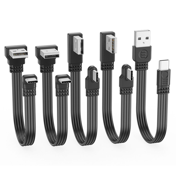 Кабель типа C 10 см Usb с верхним изгибом и прямым мужским разъемом C купить на Ozon по низкой
