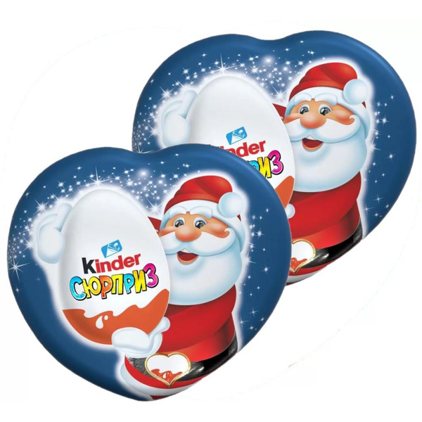 Новогодний сладкий подарок Киндер сердце снеговик 53 г. (2 шт) купить ...