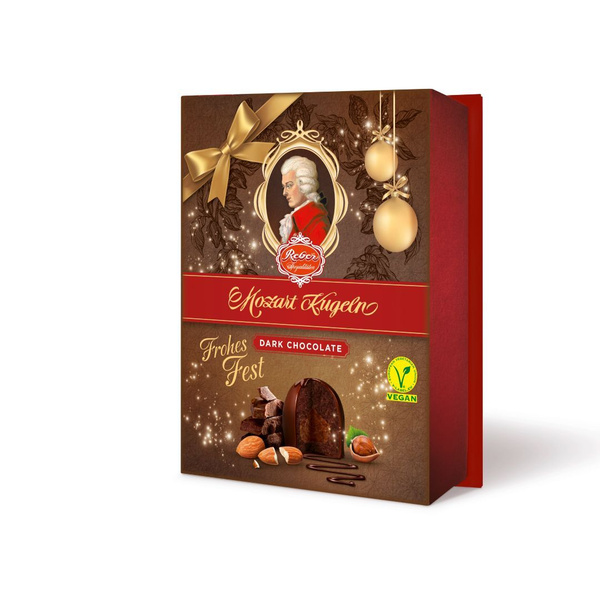Шоколадные конфеты Reber Mozart Kugeln из горького шоколада с начинкой ...