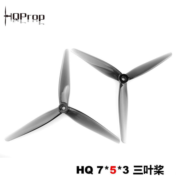 HQ Prop 7X5X3 GR-PC 20pcs crystal grey 7-дюймовый трехлопастной ...
