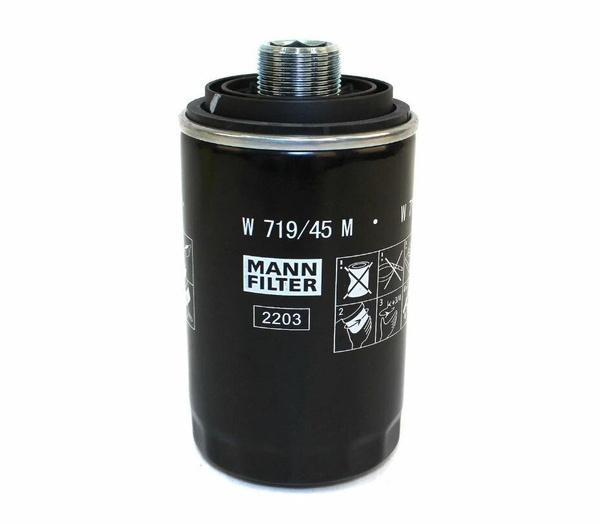 Фильтр масляный MANN-FILTER W719/45 M купить на OZON по низкой цене ...