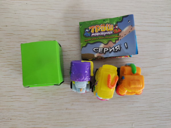 Характеристики Набор из 4 шт. Мусорные колеса The Trash Pack Trash ...