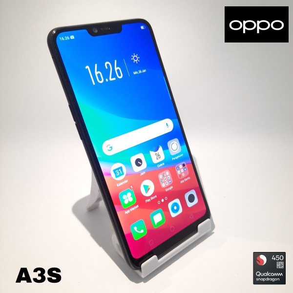 Смартфон OPPO A3S 64 ГБ 3 ГБ Синий IPS 2 SIM купить c доставкой на OZON по низкой цене (1758728577)