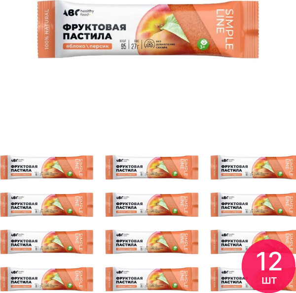 Характеристики Пастила фруктовая ABC healthy food / АВС Хелси фуд ...