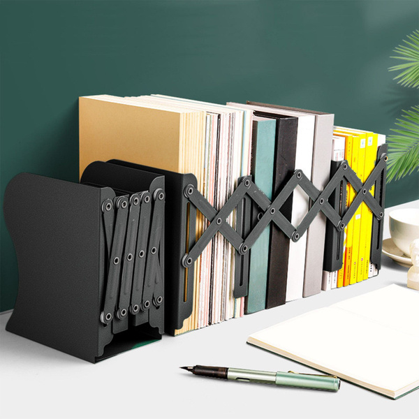 Металлическая подставка для книг, выдвижная и складная, подходит для ...