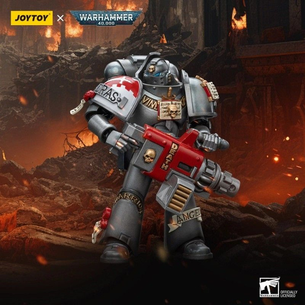 JOYTOY Warhammer 40K Grey Knights Strike Squad Grey Knight with ...