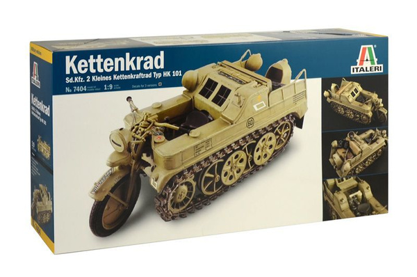 Italeri 7404 1/9 Сборная модель Sd.Kfz. 2 KETTENKRAD купить на OZON по ...