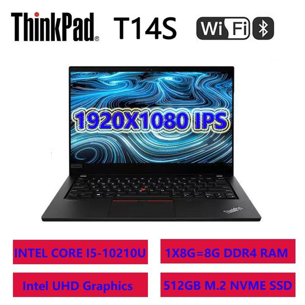 Ноутбук Lenovo Thinkpad T14S Intel Core i5-10210U 8 ГБ 8 ГБ, черный матовый купить c доставкой ...