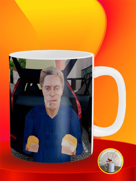 Кружка Geek Merch "Уильям Дефо Playstation Мыло 1", 330 мл купить c ...