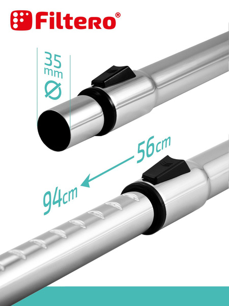 Трубка для пылесоса удлинительная телескопическая Filtero FTT 35, 56-94 см, диаметр 35 мм ...