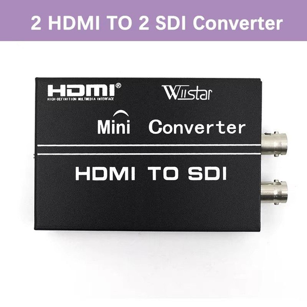 HDMI в SDI конвертер адаптер HDMI-SDI женский мини 2 входа в SDI 2 выхода для DVD ПК купить на ...