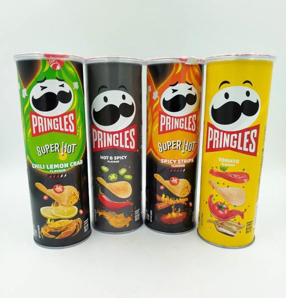 Чипсы Pringles Mix 4 вкуса по 110 гр. Китай купить на OZON по низкой цене (1783591535)