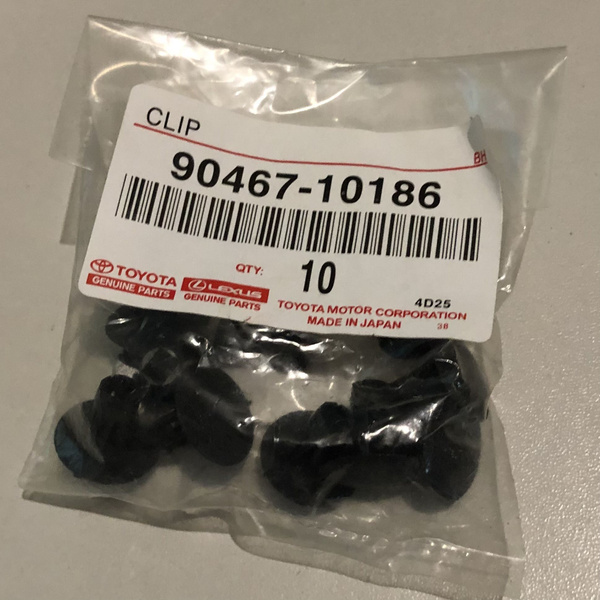 Клипса крепежная автомобильная, 10 шт. купить c доставкой на OZON по ...