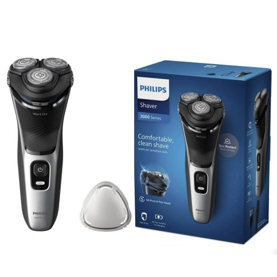 Philips Электробритва Электробритва Philips S3000 S3143/00, черный ...