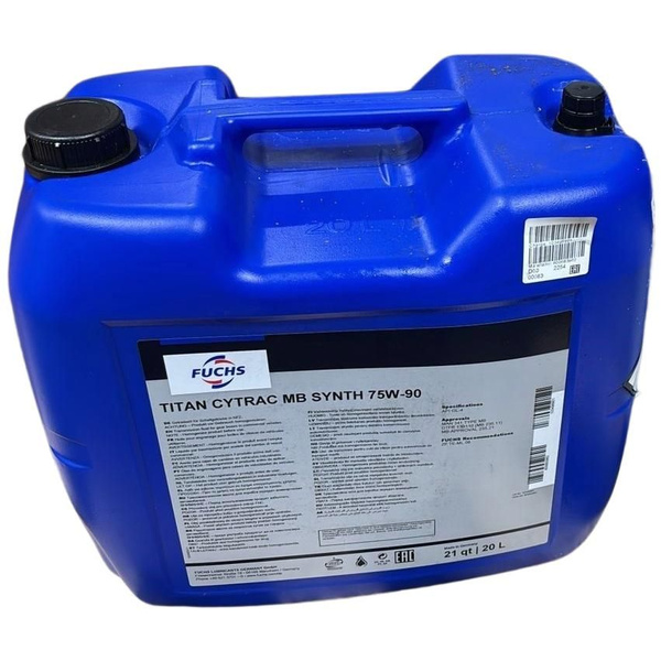 Масло трансмиссионное Fuchs TITAN CYTRAC MB SYNTH 75W-90 20L купить c ...