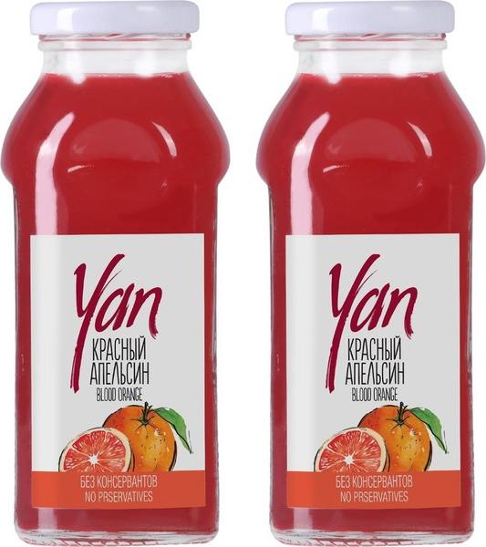 YAN Нектар из красного апельсина 2 х 250 мл купить на OZON по низкой цене (1801373119)