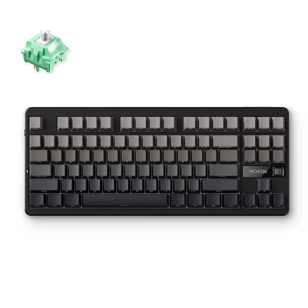 MCHOSE Игровая клавиатура беспроводная G87 Black +Cabbage Tofu Switch ...