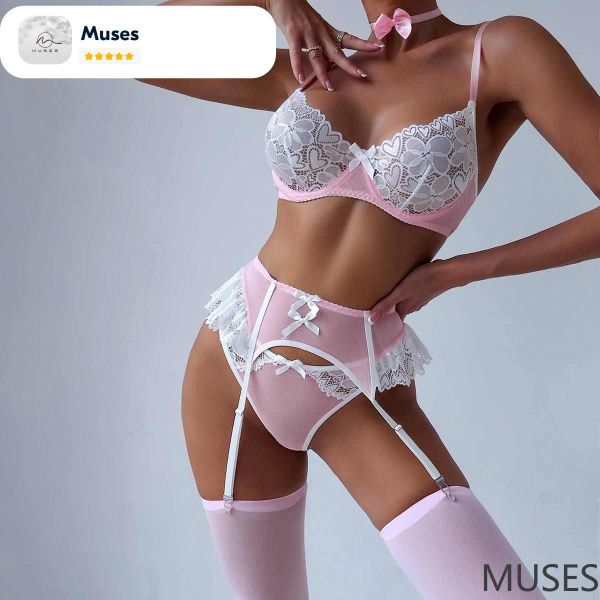 Комплект белья Женский CHAOPAI розовый, размер 46, рост 170-172 купить c доставкой на OZON по ...