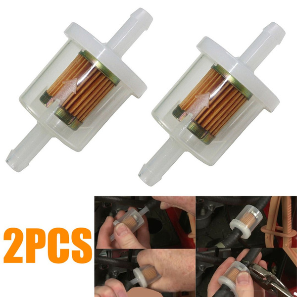 2 Комплекта 691035 Топливный Фильтр 1/4 " Рядный Для двигателей Briggs ...