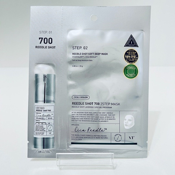 VT Двухфазная маска с микроиглами активного действия Reedle Shot Soft Deep 700 2Step Mask купить ...