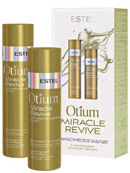 ESTEL PROFESSIONAL Подарочный набор OTIUM MIRACLE REVIVE для восстановления волос 250+200 мл ...