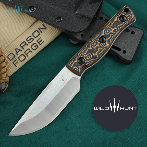 Туристический нож Darson Forge R-Series Drop-Point с фиксированным ...