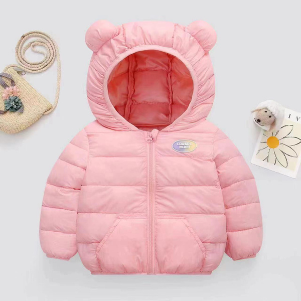 Куртка Мальчики, Девочки THANHDAT розовый дым Полиэстер, размер 98, 104 Длинный Демисезон ...