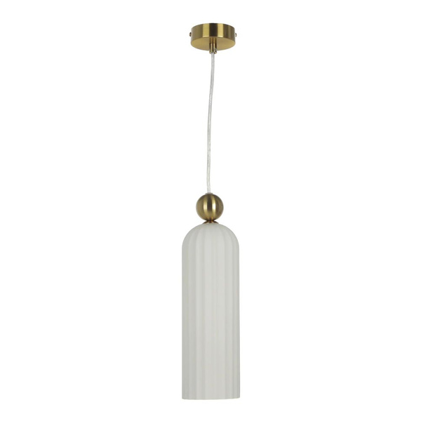 Светильник подвесной Ральф 1х40 Вт Е14 белый купить на OZON по низкой ...