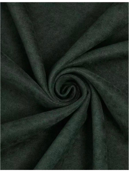 Комплект штор BonDec Шторы канвас блекаут , 240х140см, зеленый, Канвас ...