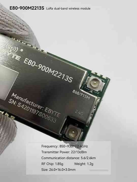 Lora-модуль EBYTE E80-900M2213S 868МГц (Meshtastic) купить на OZON по ...