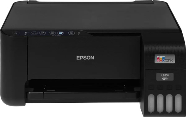 Принтер струйный Epson L3251 цветной A4 с СНПЧ черный (C11CJ67409/419 ...