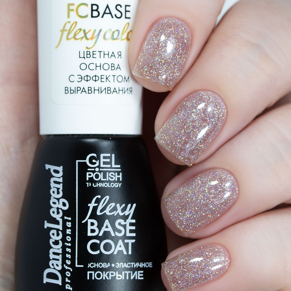 Эластичная цветная база Flexy Base Nude Holo купить на OZON по низкой цене (1869531371)