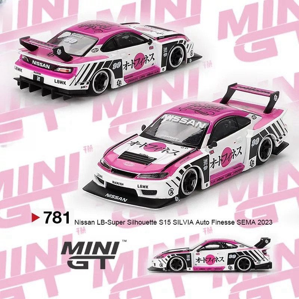 MINI GT+KAIDO HOUSE Nissan LB-Super Silhouette S15 SILVIA Auto Finesse ...