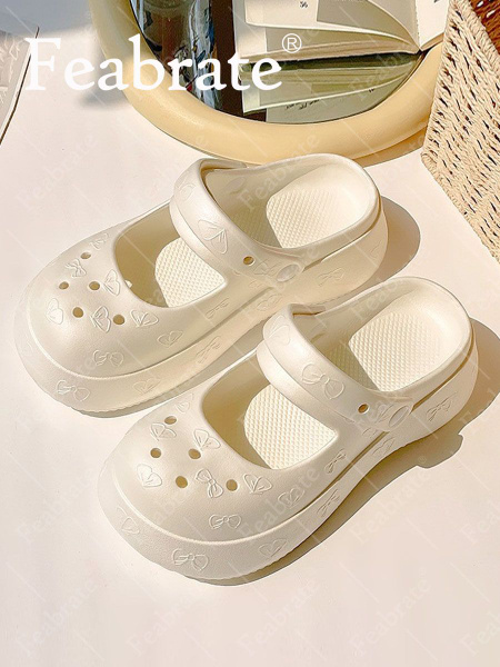 Сабо Женский Feabrate EVA, размер 38, 39 Круглый нос, Водоотталкивающая пропитка Без каблука ...