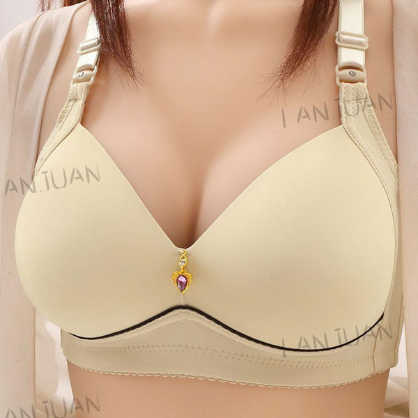 Бюстгальтер Женский, размер 85A бежевый Breathable Китай купить c доставкой на OZON по низкой ...