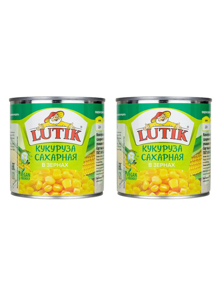 Lutik Кукуруза отборная, 425 мл, 2 штуки купить на OZON по низкой цене ...