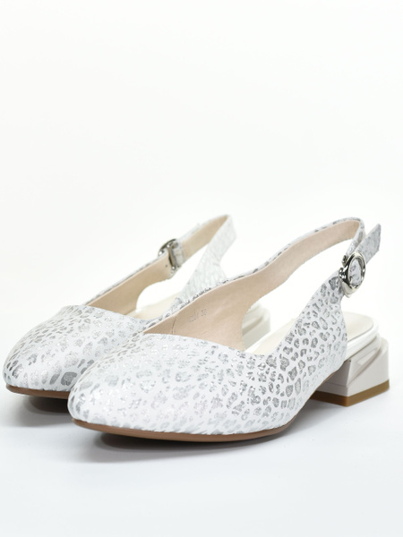 Босоножки Женский Ascalini Стандартный низкий (до 4 см) Натуральная кожа, размер 41 9 Лето ...