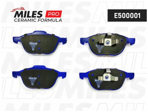 Колодки тормозные передние Miles(CERAMIC) OEM 1321517 Ford Focus 2;Kuga ...