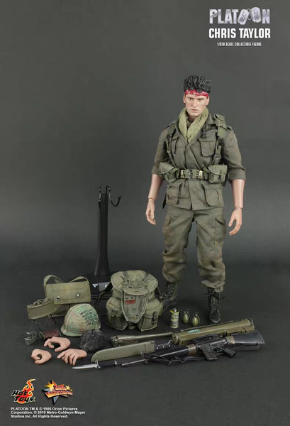 Hot Toys Коллекционная фигурка MMS135 Platoon Chris Taylor подвижные фигурки купить на OZON по ...