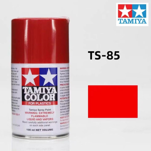 Tamiya TS-85 металлическая слюда красного цвета Краска-спрей 100 мл ...