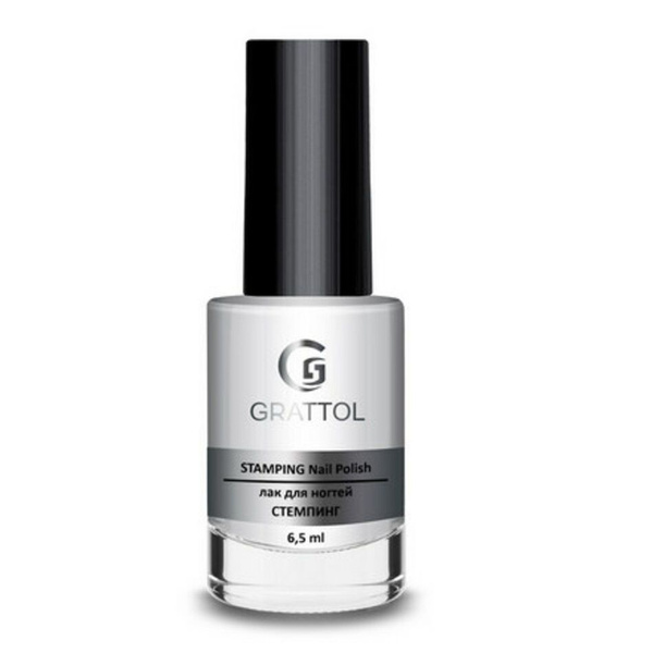Grattol Лак для стемпинга, тон 01 White, 7 мл купить на OZON по низкой цене (1967187969)