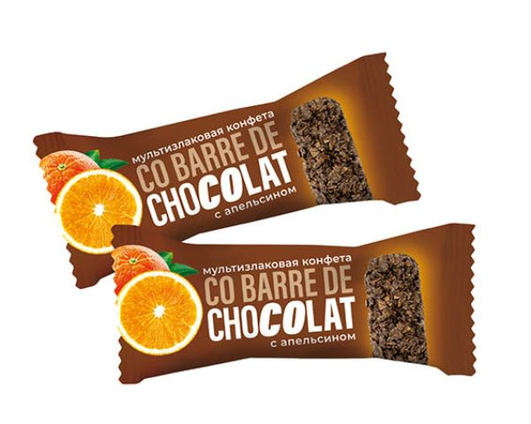 Мультизлаковые конфеты Co barre de Chocolat с апельсином 900 гр купить ...