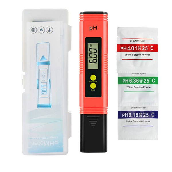 Ph метр электронный точность 0,01 / ph-тестер / измеритель кислотности и щелочности купить на ...