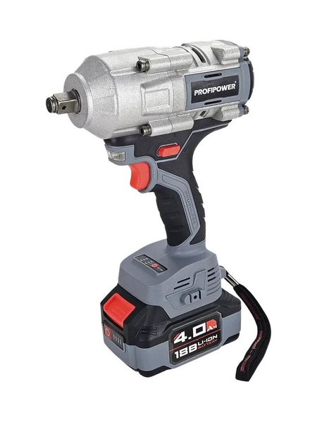 Ударный аккумуляторный гайковерт ProfiPower T-900N (18 В, 4 А ч, 1 АКБ, 900 Н м) купить на OZON ...