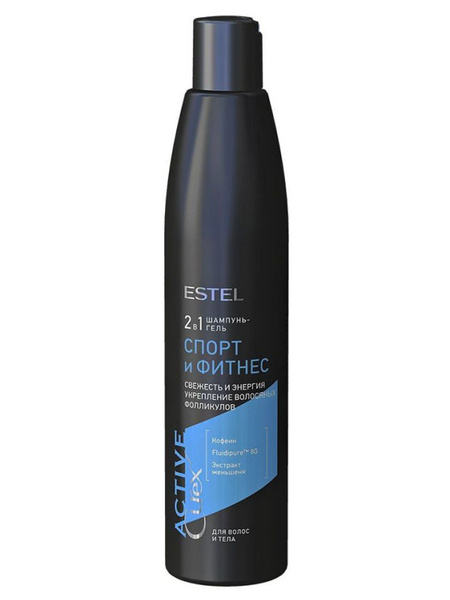 ESTEL PROFESSIONAL Шампунь - гель CUREX ACTIVE для волос и тела Спорт и Фитнес , 300 мл купить ...